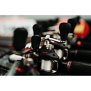 13 FISHING - Inception G2 Baitcast Reel - 7.3:1 Gear Ratio - Left Hand Retrieve (Fresh) - ING2-7.3-LH, Black