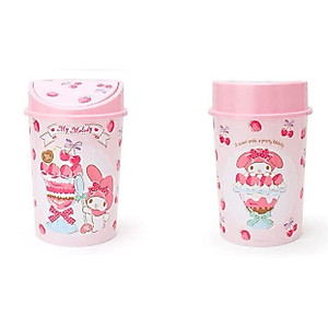 Girls Cute Home Trash Can Bin Waste Baske​t Waste Garbage Can Bin