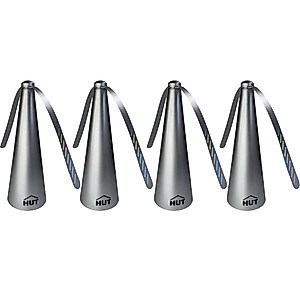 HUT-Fly Fan for Table,Portable Fan for Outdoor Indoor,Restaurant Patio Fly Fan,Battery USB Fan,Silver（4 pack）