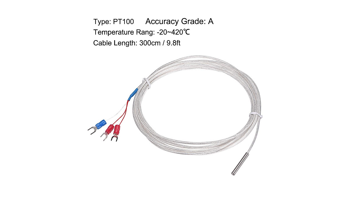 PT100 RTD Temperature Sensor - Accurate & Waterproof