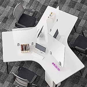 MZM Office Desk Bezel Desk Partition Acrylic Screen Board Desktop Partition Board Exam Bezel Mobile Screen Clip ZTT (Size : 40 * 30cm)