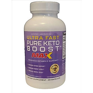 Ultra Fast Pure Keto Boost Max 1200mg Keto Pills Advanced BHB Ketogenic Supplement Exogenous Ketones Ketosis for Men Women 60 Capsules 5 Bottle