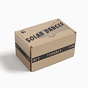 YGMONER Halloween Solar Dancing Turkey Pumpkin Base Car Dashboard Bobble Head Turkey Dancer Decorations Shaking Body