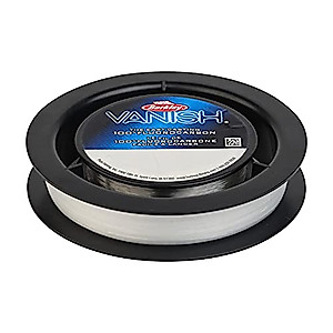 SpiderWire Ultracast Braid Vanish Fluorocarbon Dual Spool, 30lb Translucent Braid with 50lb Clear Fluoro Leader, 164yd | 150m