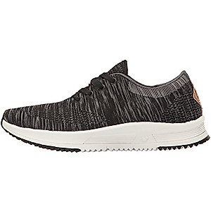 Freewaters Women's Sky Trainer Knit Lace-Up Shoe, Black/Grey, 7 M US