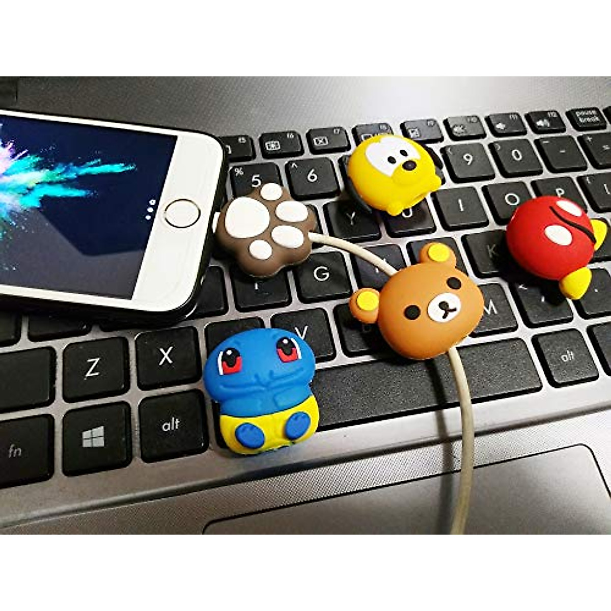 20 Pcs Animal Cable Protectors for iPhone & iPad Charging Cables