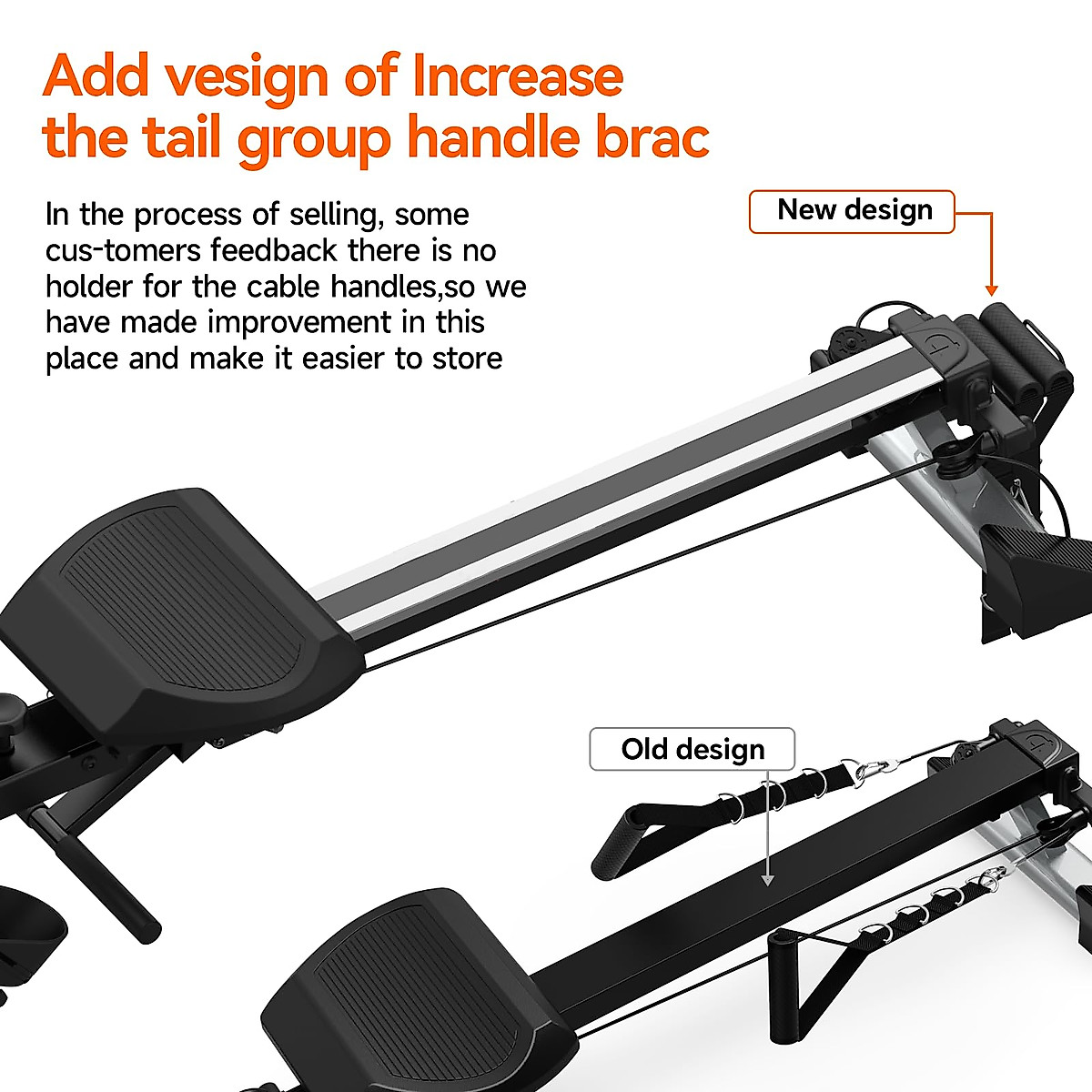 Pooboo Magnetic Rowing Machine 360 LB Weight Capacity, Folding Rower with Combination Strength Exercise, Tablet Holder and Comfortable Seat Cushion, Rower for Home Use