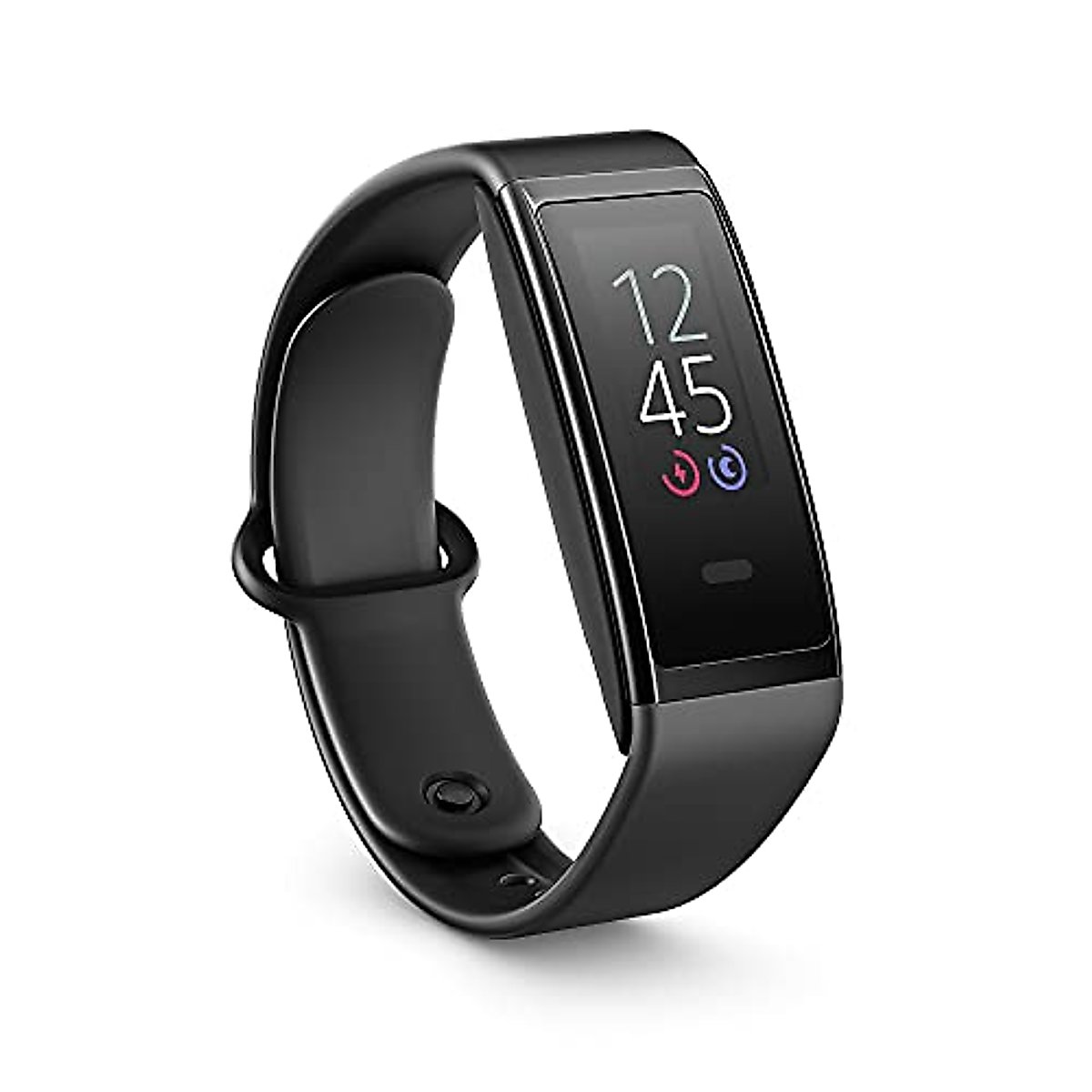 Amazon Halo View fitness tracker, with color display for at-a-glance access to heart rate, activity, and sleep tracking – Active Black – Medium/Large