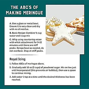 Judee’s Complete Meringue Powder Mix 11.4 oz - Great for Baking and Decorating - No Preservatives - Gluten-Free and Nut-Free - Make Meringue Cookies, Pies, Frosting, and Royal Icing