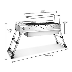 GEEKLLS Charcoal grills Stainless Steel Foldable BBQ Grill Electric Charcoal Grill Automatic Flip Barbecue Stove For Outdoor Picnic Home Garden Part