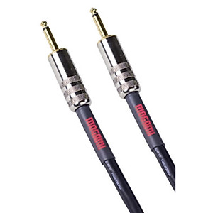 Mogami OD SPK-03 Overdrive Speaker Cable, Gold 1/4” TS Straight Plugs, 3 ft.