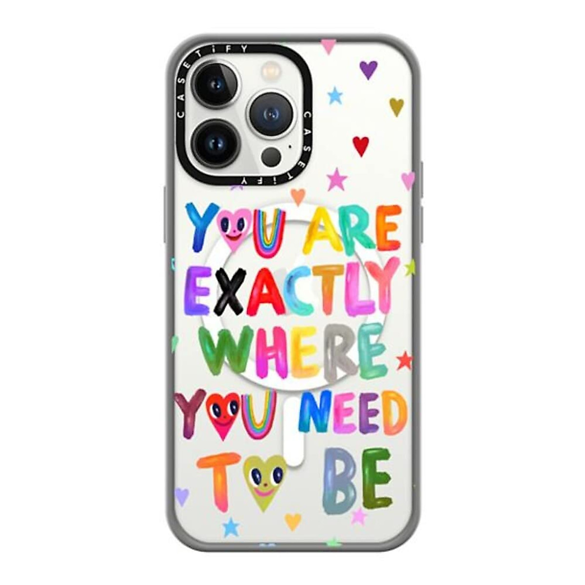 Casetify Essential iPhone 14 Pro Max Case [2X Military Grade Drop Tested / 4ft Drop Protection/Compatible with Magsafe] - You are Exactly - Matte Grey (CTF-19190000-16005440)