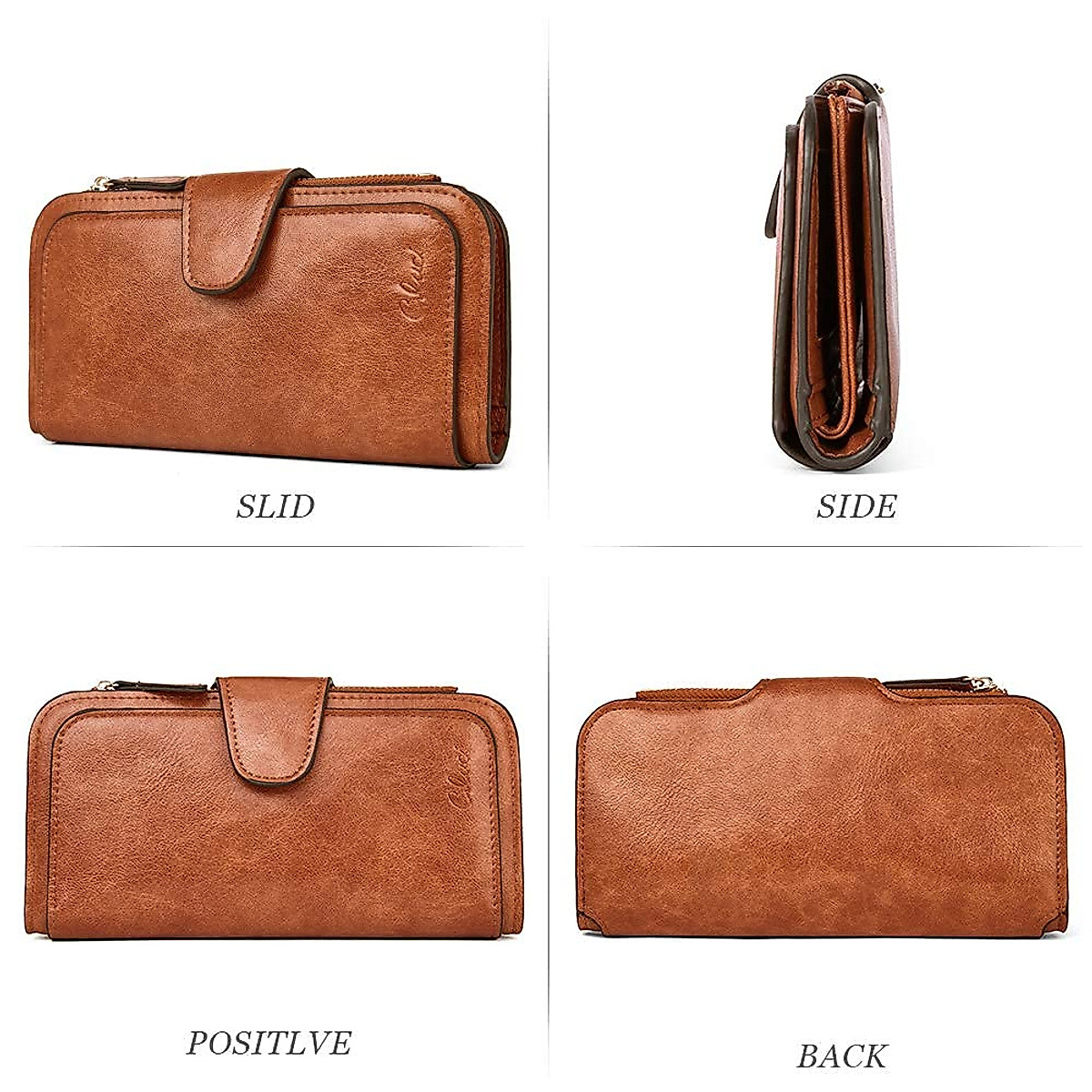 CLUCI Women Wallet Bundles with Cute Backpack