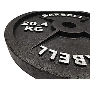 Fake Weights - Fake Not 45lb Weight Plates Styrofoam Olympic Style 45 lb 3 Barbell Pairs (6 plates) - Props for photobooth, props for movies, props for photoshoot, props for 360 photo booth