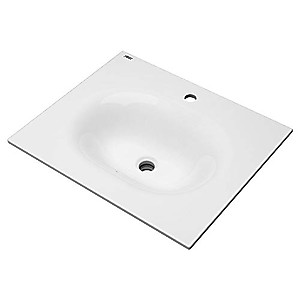 American Standard 1297001.020 Studio S 24-inch Vanity Top Sink – Center Hole, White