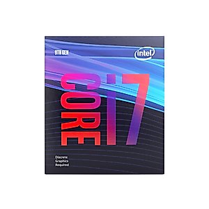 Intel Core i7-9700F Desktop Processor 8 Core 3 GHz speed (Up to 4.7 GHz) Without Processor Graphics LGA1151 300 Series 65W (BX80684I79700F)