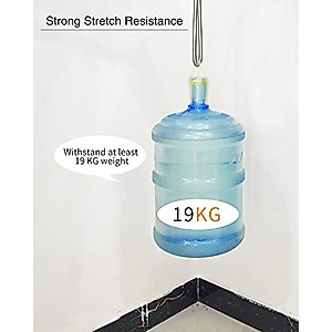 PHASAT Shower Hose,138 Inches Extra Long Shower Hose Replacement,304 Stainless Steel Shower Head Hose Extension Brushed Nickel,A3107N-3.5