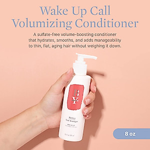 Better Not Younger Wake Up Call Volumizing Conditioner - 8.4 fl. oz. Hair Conditioner with Plant-Based Ingredients Designed for Women Over 40 - Sulfate Free Conditioner for Thin, Flat, Fine Hair
