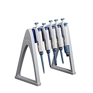 Laboratory Pipettor Stand, Stable Holding up 6 Pipettors, Useful Linear Pipette Stand Pipette Rack for Lab