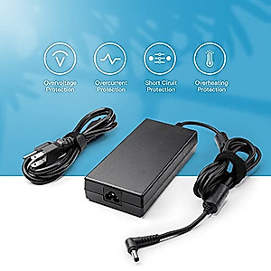 AC Adapter for MSI Gaming Laptop Charger 180W 150W 120W, MSI GF63 GF75 Thin Power Cord