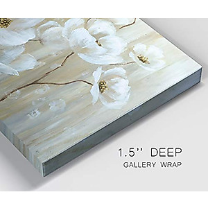 Home Decor Landscape Canvas Wall Art Abstract Floral Painting Modern Pictures Artwork Decoration for Living Room Kitchen Bathroom Office, Ready to Hang, 24x36