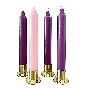 Advent Candles Set 1-1/2" x 12"