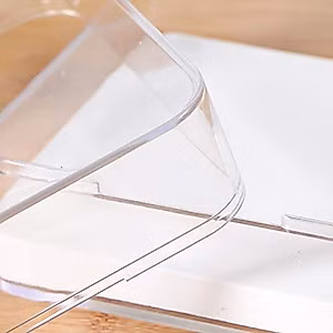 POPETPOP Display Case- Transparent Display Box with EVA Foam Board, Storage Box for Specimen Display & Collectibles