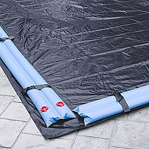 Pool Mate 362545R-PM Classic Winter In-Ground Pool Cover, 25 x 45-ft, Navy Blue