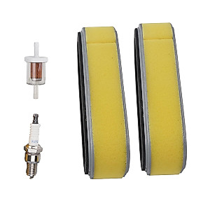 HUYUR Air Filter Spark Plug Fuel Filter for Honda GV150 GV200 GXV120 GXV1210 HR194 HR195 HR21 HR214 HR215 HR21 HRA21 HRA214 HRA215 HRC215 Replaces 17210-ZE6-003 17211-888-013 17210-ZE6-505