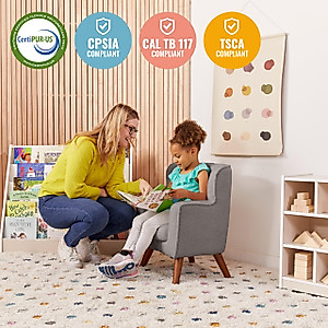 ECR4Kids Mila Arm Chair, Kids Furniture, Grey