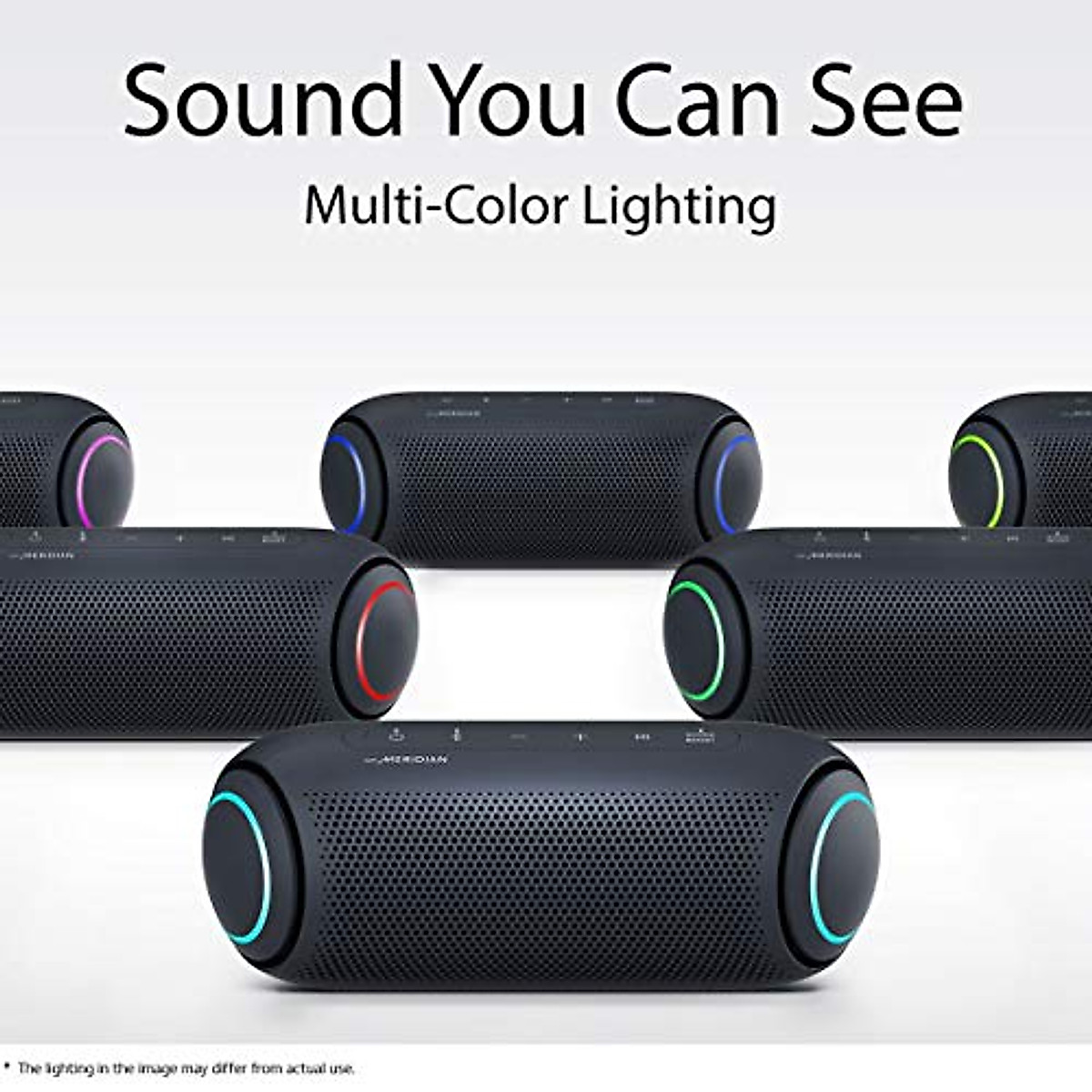 LG XBOOM Go Portable Bluetooth Speaker PL5 - LED Lighting and up to 18-Hour Battery