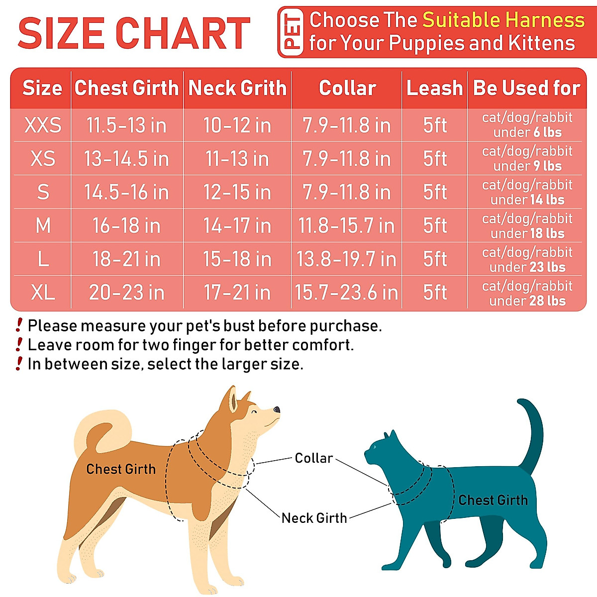 GAMUDA Small Pet Harness Collar and Leash Set, Step in No Chock No Pull Linen Fabric Soft Mesh Dog Vest Harnesses Reflective for Dogs Puppy Cats Kitten Rabbit (Orange, S)