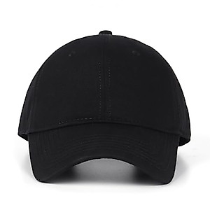 Zylioo Oversize XXL 100% Cotton Baseball Cap,Large Hat for Big Heads 23.5"-25.5",Adjustable Low Profile Blank Dad Cap