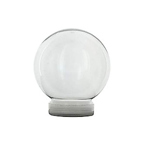 4 inch DIY Plastic Snow Globe with Removable Screw Off lid - Fun DIY Activity for Kids and Family! Snowglobes Creations!
