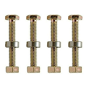 (Set of 4) 500026 Snow Thrower Shear Pins Bolts Nuts and Spacers for fits Murray AYP 1501216MA 9524MA