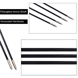 NC93 31Inch Archery Target Practice Arrows Fiberglass Arrows for Youth Children Beginner Recurve Bow Traditional Bow Shooting (6pcs) (Green)