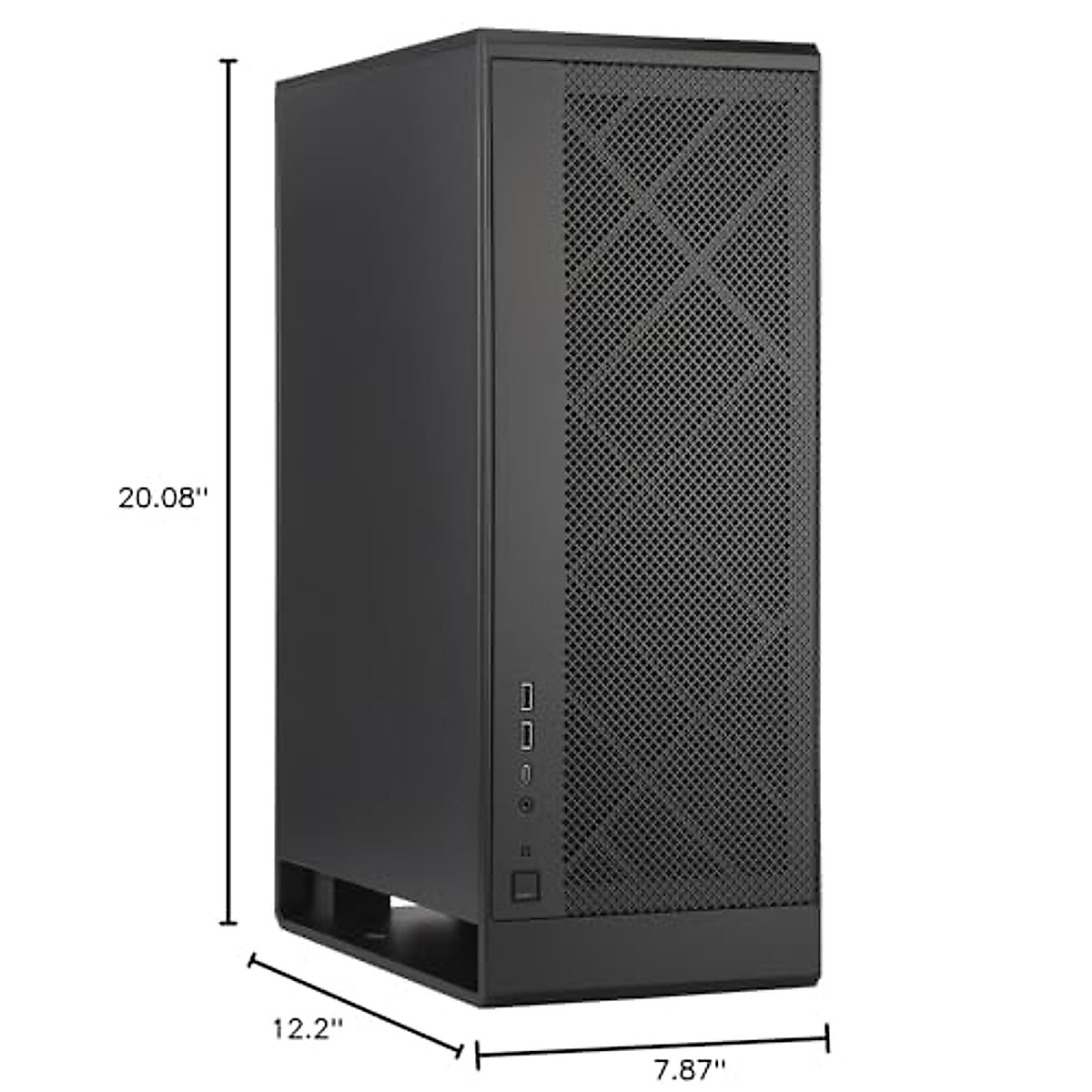 SilverStone Technology ALTA G1M Micro-ATX Super Tower Case Black, SST-ALG1MB