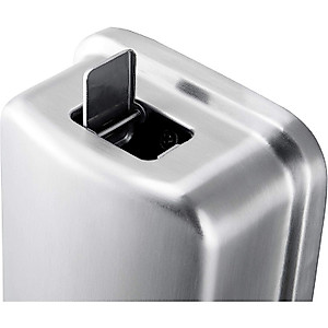 Global Industrial Stainless Steel Vertical Liquid Soap Dispenser, 1000 ml