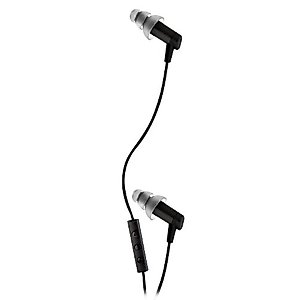 Etymotic Research ER23-HF3-BLACK Noise-Isolating In-Ear Earphones with 3 Button Microphone Control,Black,With Mic