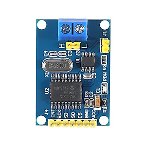 AOICRIE 2Pcs MCP2515 CAN Bus Module TJA1050 Receiver SPI Module for Arduino 51 MCU ARM Controller Development Board (2 PCS)