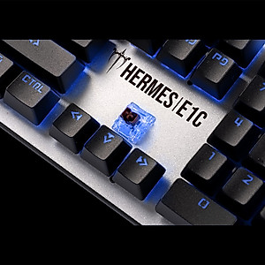 GAMDIAS Hermes E1C Multi-Color Mechanical Keyboard and Mouse Combo with Mouse Mat, Wired RGB Gaming Keyboard, for Gamers