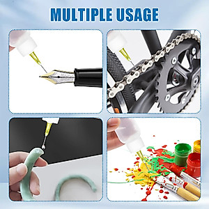 Ehoycq 30ml Glue Precision Tip Applicator Bottle,Needle Tip Squeeze Bottle with 14ga 16ga 18ga 20ga 25ga Blunt Needle Oiler and Storage Caps