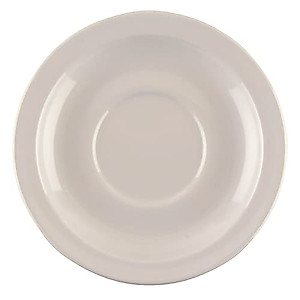 G.E.T. Enterprises DC-200-W White 5.75" Saucer for DC-100 & DC-101 (Pack of 12)