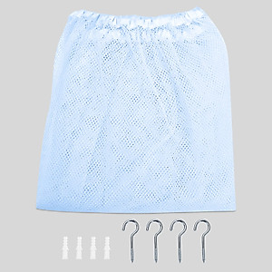 Stuffed Animal Hammock, 2 Pack, Nursery and Playroom Toy Storage Net Organizer for Plush Toys, Kids Bedroom Décor, Rip-Resistant Stuff Animals Holder with Hanging Hardware by Ziz Home