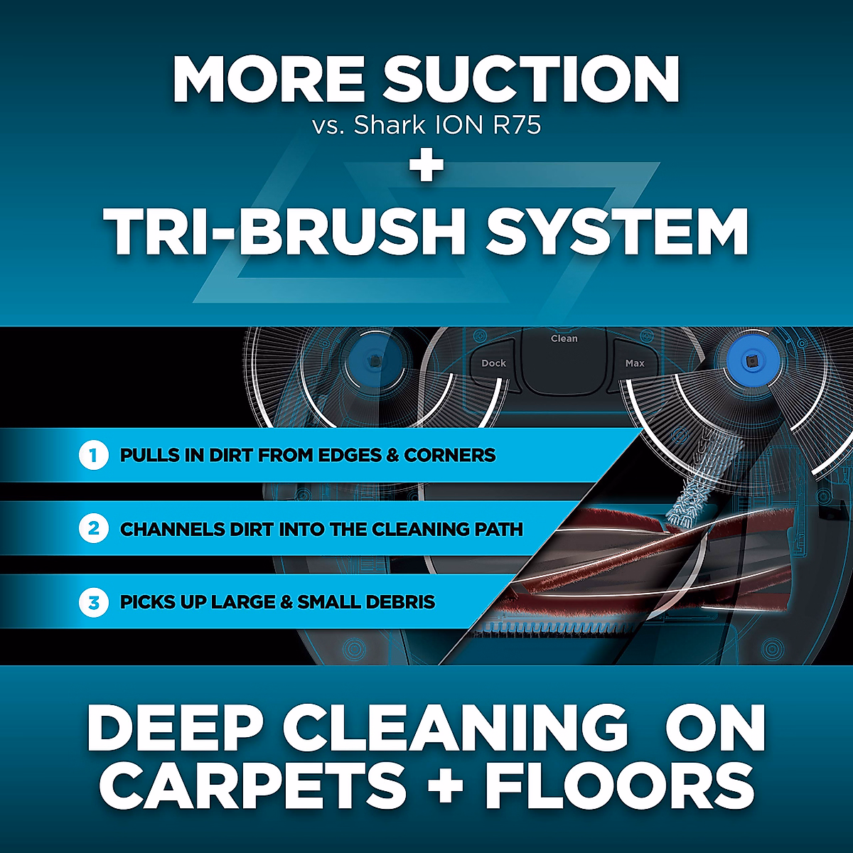 Shark ION R87, Wi-Fi Connected with Powerful Suction, Multi-Surface Brushroll and Voice Control with Alexa Robot Vacuum (RV871), 0.6 qt, Black (Renewed)