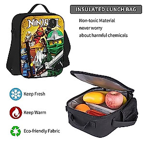 SK3S530B 3PCS Set Laptop Bag Cartoon Merch Backpack Bookbag and Lunch Box Pen Bag 3 Set Rucksack