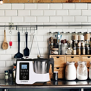 Westinghouse Smart Cooking Machine - 10-in-1 Functionality, Featuring 3 Preset Cooking Modes, LCD Display, Built-In Temperature Controls, and 3L Removable SS Mixing Bowl