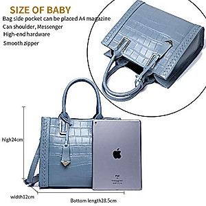 AIWendy Purses for Women Shoulder Handbag Top Handle Hobo Tote Bags, Genuine Leather (Red)