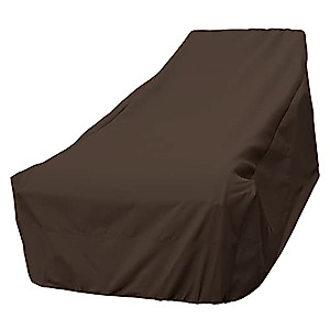 True Guard Water Resistant Heavy Duty Patio Furniture Covers, Fade/Stain/UV Resistant for Outdoor Patio Furniture, 600D Rip-Stop, Dark Brown
