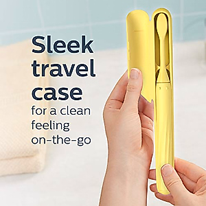 Philips One by Sonicare Battery Toothbrush, Mango Yellow, HY1100/02